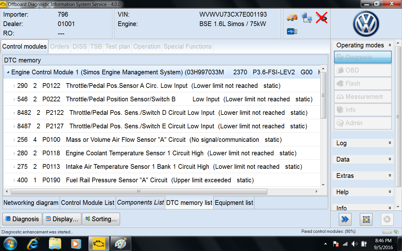 VAS 5054A Bluetooth Vag Diagnostic Tool ODIS 4 0 0 PostSetup 30 0 10 