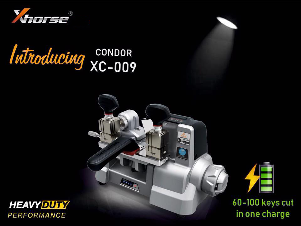 Condor XC-009 key cutting machine for single-sided key & double-sided key