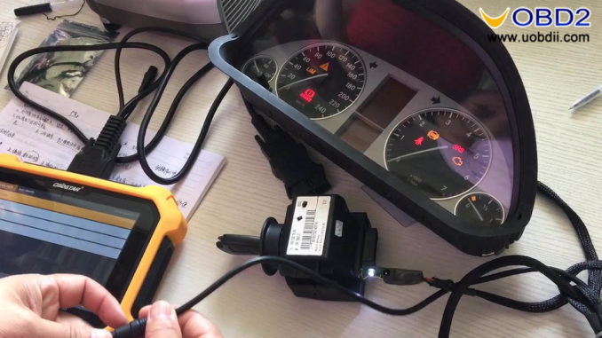 OBDSTAR X300 DP Plus on Benz W169 Cluster Calibration – UOBDII Official ...