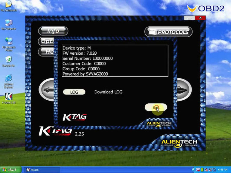 Ktag V2.25 fw 7.020 ECU programmer win7 free download & Installation ...