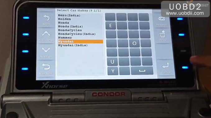 Condor Mini PLUS for Hyundai Grand i10 Key Decoding & Key Cut by Code ...