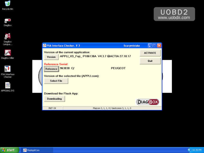 (Quote) PSA Diagbox 8.55[v07.855]Lexia3PP2000 on VMware12 XP Pro SP3 ...