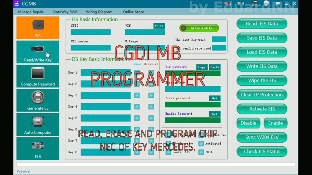 How does CGDI MB PROGRAM NEC chips from KEY MERCEDES? – UOBDII Official ...
