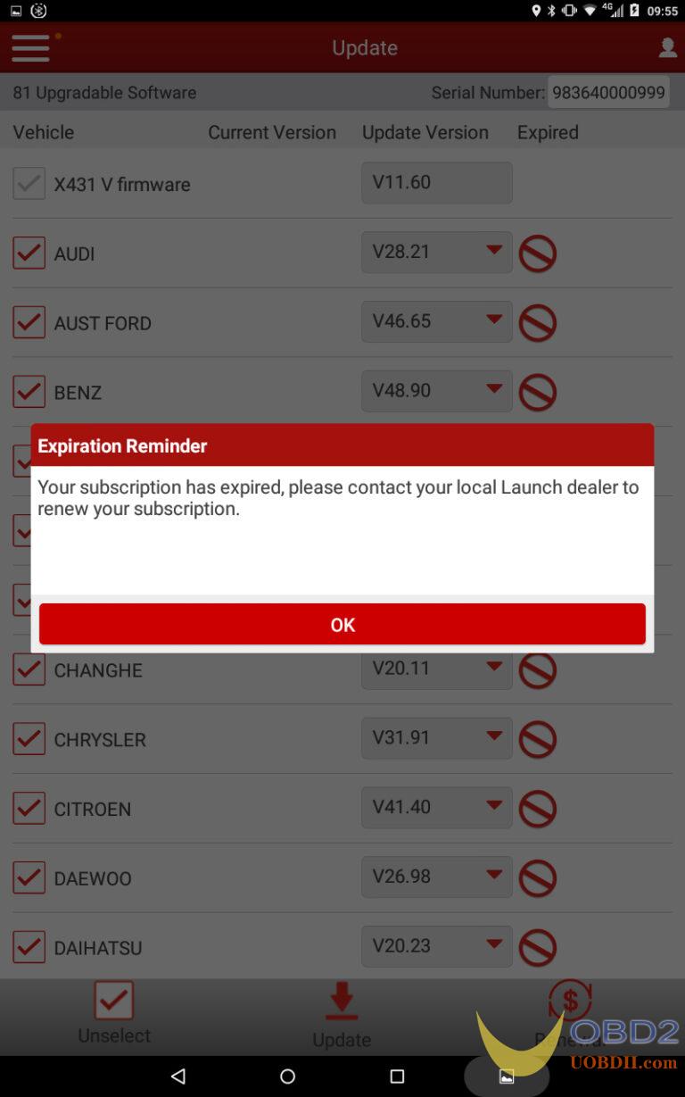 Launch X431 Software Update Subscription Instructions – UOBDII Official ...