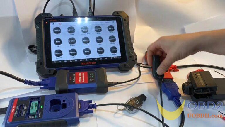 Autel IM608 & G-Box2 program Mercedes Benz W203 AKL on Bench – UOBDII ...