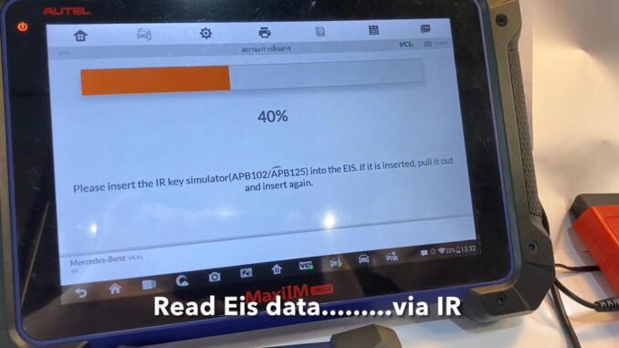 Autel IM608 & G-Box2 program Mercedes Benz W203 AKL on Bench – UOBDII ...