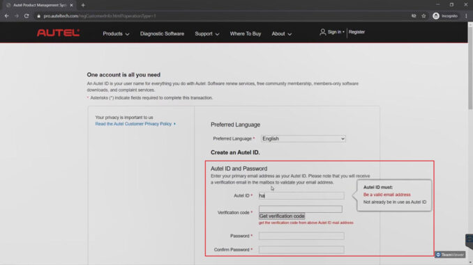 How to create an Autel Account and register Autel tool? – UOBDII ...