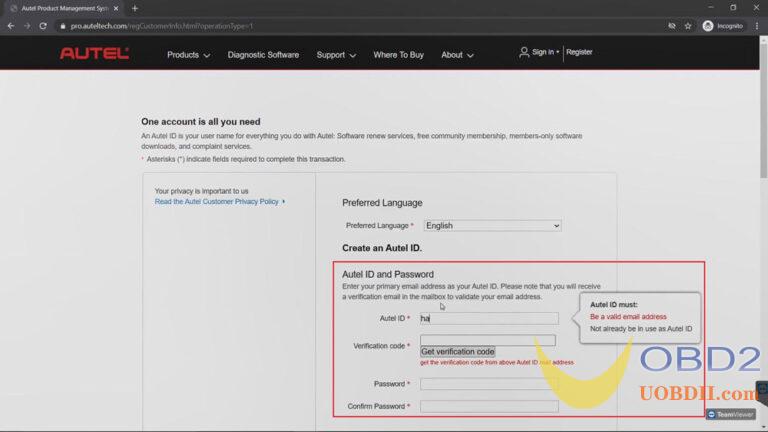 How to create an Autel Account and register Autel tool? – UOBDII ...