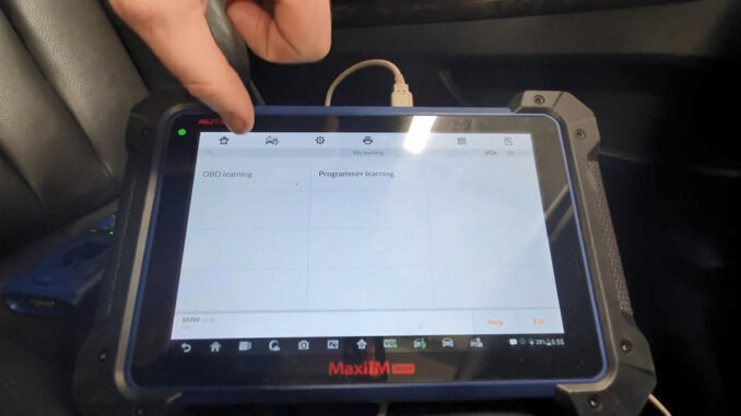 Autel IM608 add new key on 2014 BMW F012 via OBD – UOBDII Official Blog