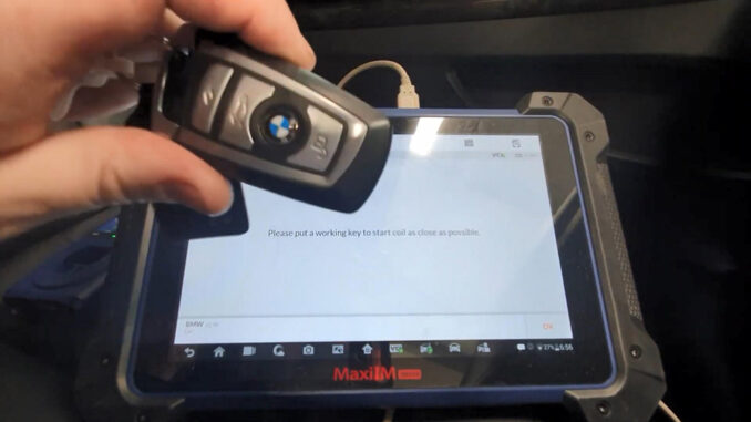 Autel IM608 add new key on 2014 BMW F012 via OBD – UOBDII Official Blog