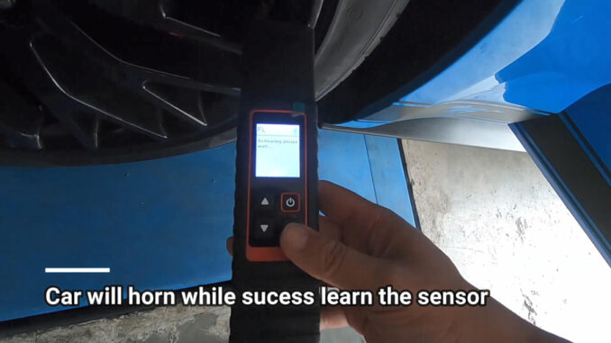 Launch X431 TSGUN Ford Mustang 2017- TPMS Sensor Learning Procedure ...