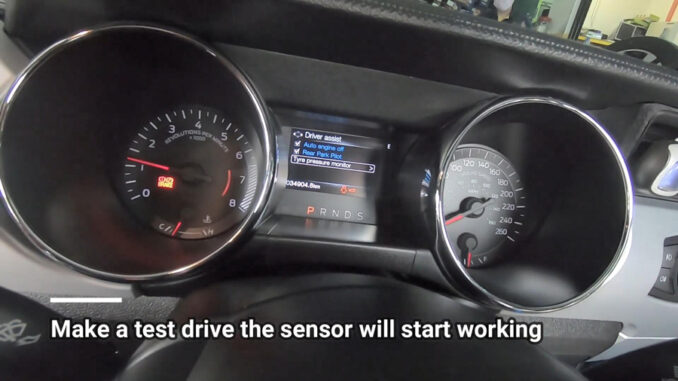 Launch X431 TSGUN Ford Mustang 2017- TPMS Sensor Learning Procedure ...