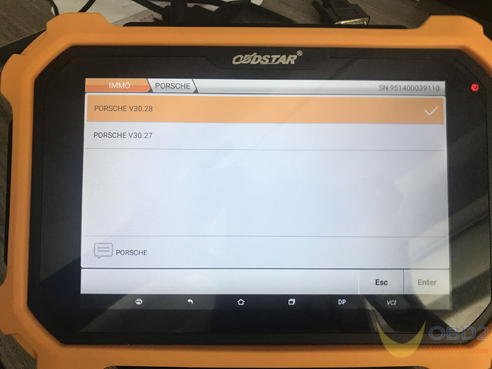 OBDSTAR Add Porsche 2011-2017 (49 chip) Key Programming