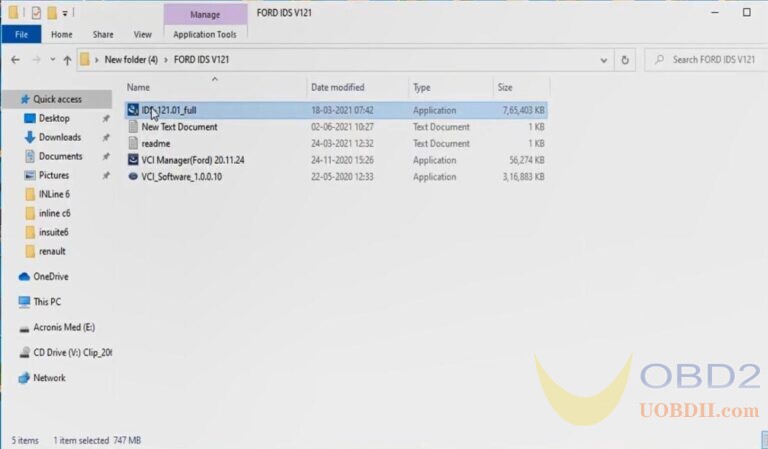 Ford Mazda IDS V122 V121 Free download Setup and Activation – UOBDII ...
