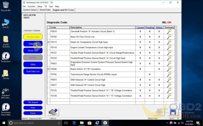 Free Download Toyota Techstream V16.20.023 (no need key) – UOBDII ...