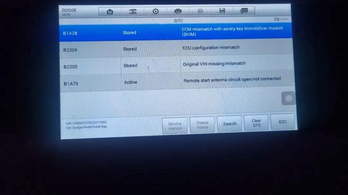 Autel IM508 Dodge Ram 2012 used WIN Module Programming Guide – UOBDII ...
