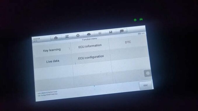 Autel IM508 Dodge Ram 2012 used WIN Module Programming Guide – UOBDII ...