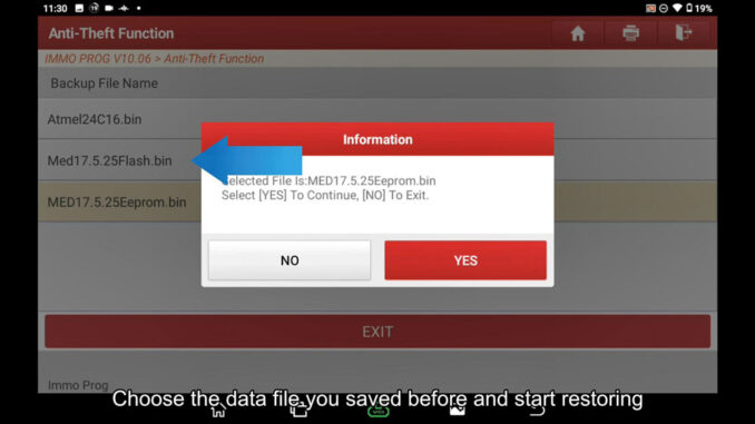 Launch X-Prog3 Bosch / Siemens Engine EEPROM and Flash data backup and ...