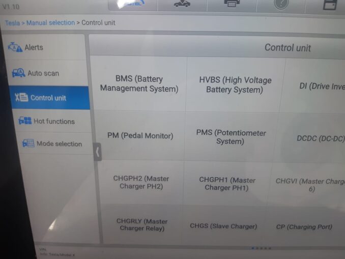 Autel MaxiSys Tesla Function List, Need Extra Cable or Subscription ...