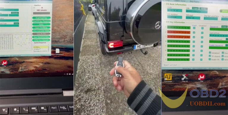 How to program Benz G63 AMG All Key Lost by CGDI MB with CG Be Key ...