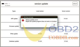 CG007 Godzilla Starup Updater Error Solution – UOBDII Official Blog