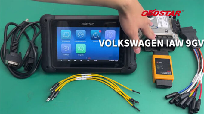 How to Read and Write VW IAW 9GV ECM with OBDSTAR DC706 on Bench ...