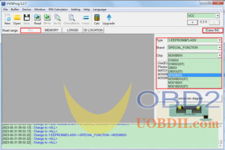 VVDI Prog Tutorials: Read and Write mileage with 35160DW Chip/M35080/D80 Adapter – UOBDII ...