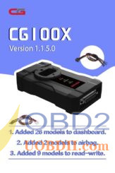 CG100X V1.1.5.0 Update: Added Volvo lithium battery CAN repair and more ...