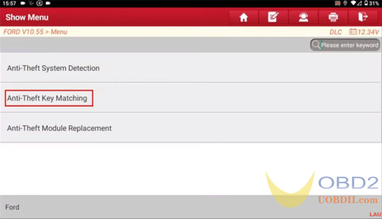 Launch X431 IMMO Plus / Elite Lincoln Anti-theft Key Matching – UOBDII ...