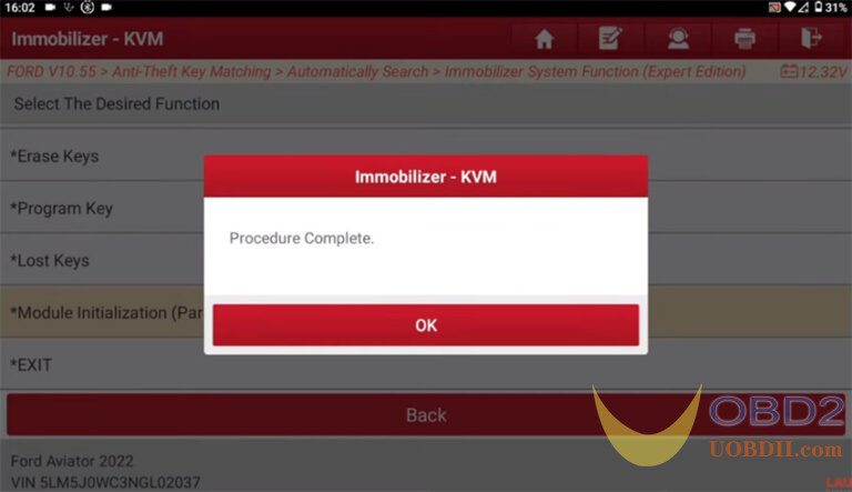 Launch X431 IMMO Plus / Elite Lincoln Anti-theft Key Matching – UOBDII ...