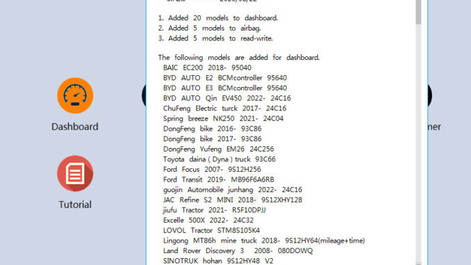 CG100 Prog III V6.7.2.0 Update: Added Models to Dashboard/Airbag/Read-Write – UOBDII Official Blog