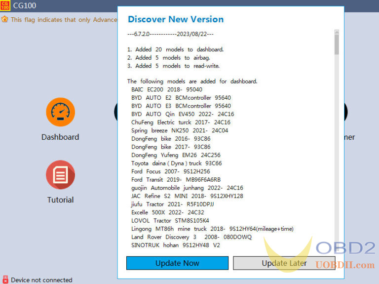 CG100X V1.2.4.0 Software Update and Download – UOBDII Official Blog