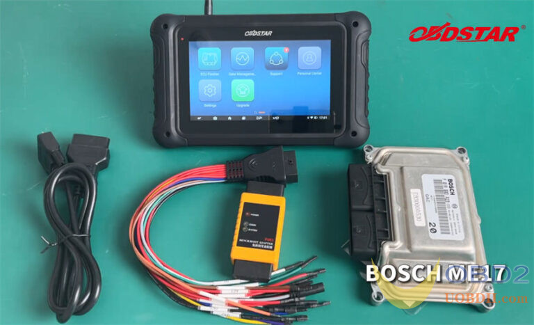 OBDSTAR DC706 Clone Bosch ME17 ECM on Bench – UOBDII Official Blog