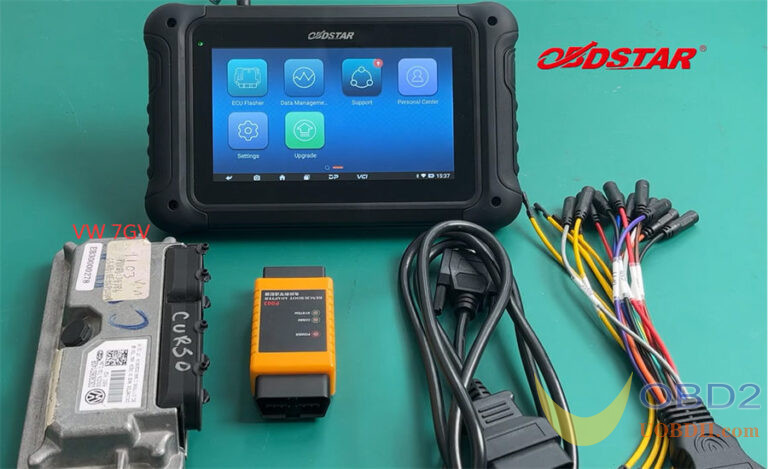 OBDSTAR DC706 Tutorials: Read/Write VW 7GV/9GV ECM on Bench – UOBDII ...