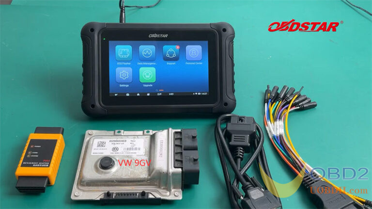 OBDSTAR DC706 Tutorials: Read/Write VW 7GV/9GV ECM on Bench – UOBDII ...