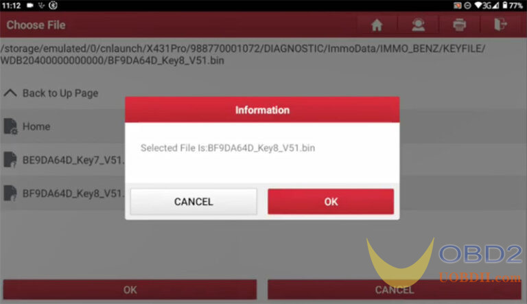 Launch X431 IMMO Elite Mercedes Benz W204 AKL Anti-theft Key Matching ...