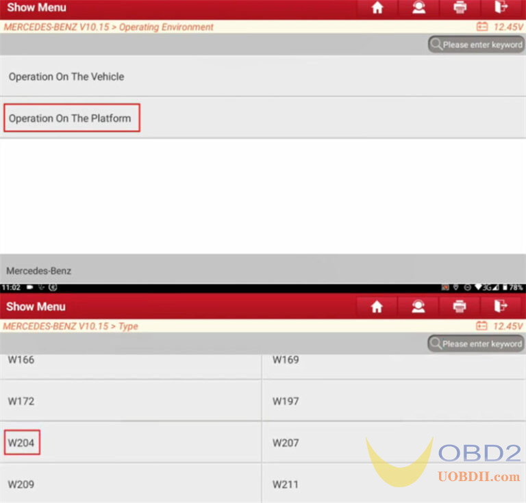 Launch X431 IMMO Elite Mercedes Benz W204 AKL Anti-theft Key Matching ...