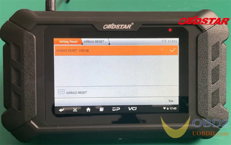 OBDSTAR P50 Reset Airbag on TOYOTA 89170 06790 by Bench – UOBDII ...