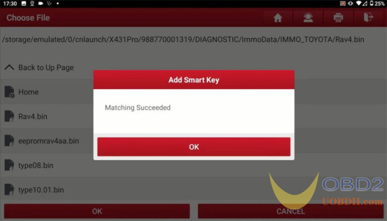 Toyota All Keys Lost Programming with Launch X431 IMMO Plus/Elite ...