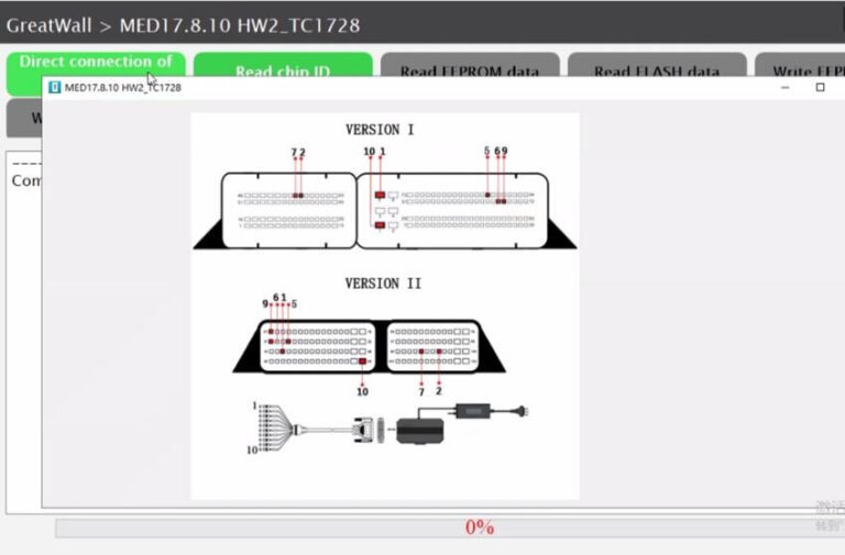 How to Clone Bosch MED17.8.10 TC1728 with Launch X431 ECU Programmer ...