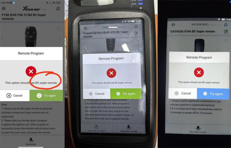 How to Generate ID47/49/4A/MQB Remote with Xhorse B5 Super Remote ...