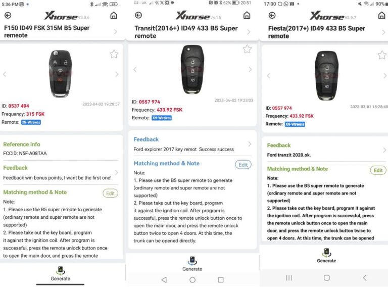 How to Generate ID47/49/4A/MQB Remote with Xhorse B5 Super Remote ...