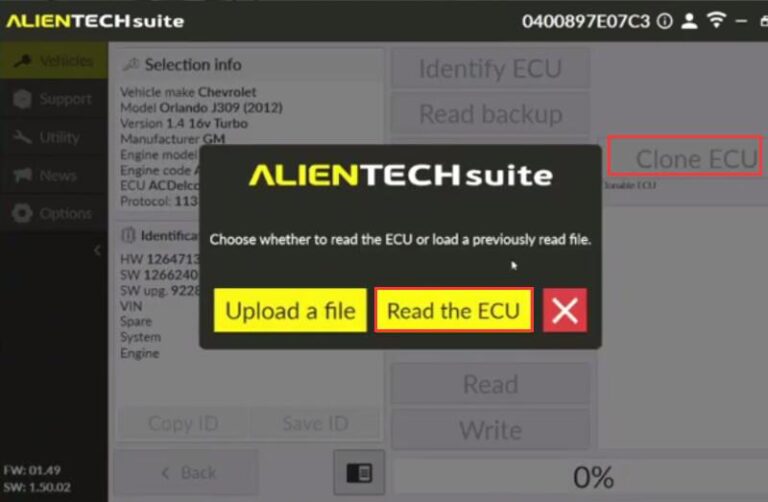 AcDelco E78 ECM Clone with Alientech KESS V3 in Boot Mode – UOBDII ...