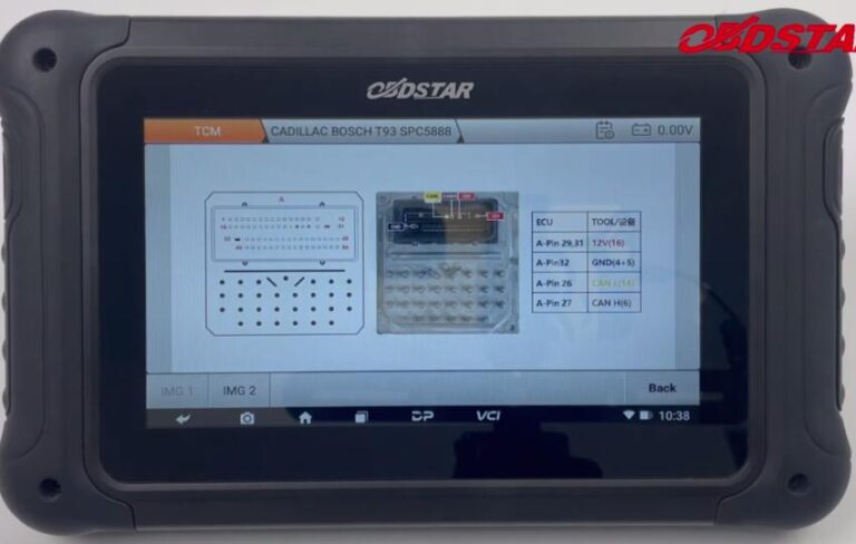 How to Clone CADILLAC T93 TCM with OBDSTAR DC706 on Bench? – UOBDII ...