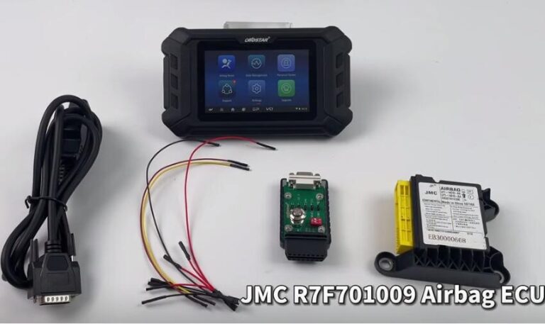 OBDSTAR P50 Reset JMC R7F701009 Airbag ECU on Bench OK – UOBDII ...