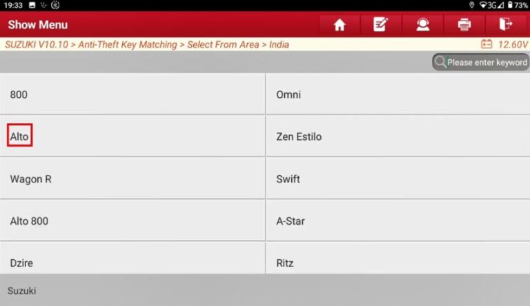 Suzuki Anti-Theft Key Matching with Launch X431 IMMO Plus/Elite ...