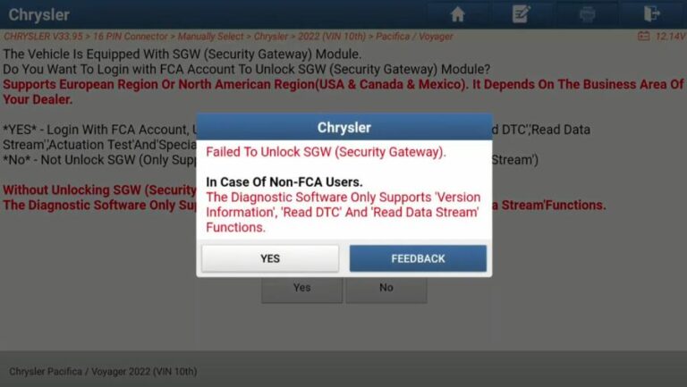 How to Register AutoAuto Account and Unlock FCA SGW with Launch X431 ...