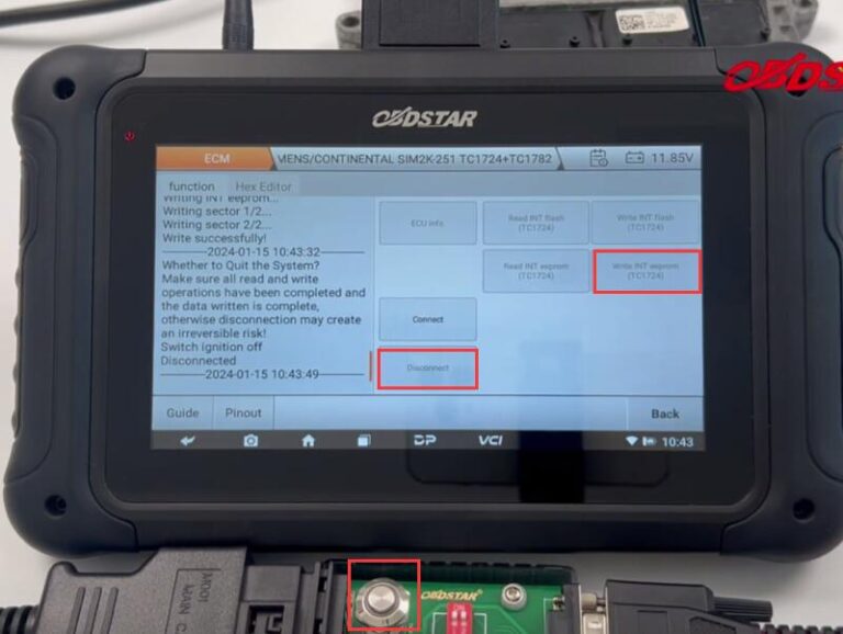 OBDSTAR DC706 Clone Hyundai Siemens SIM2K-251 on Bench – UOBDII ...