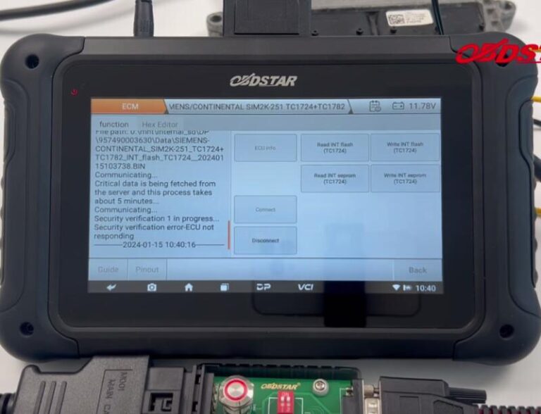 OBDSTAR DC706 Clone Hyundai Siemens SIM2K-251 on Bench – UOBDII ...