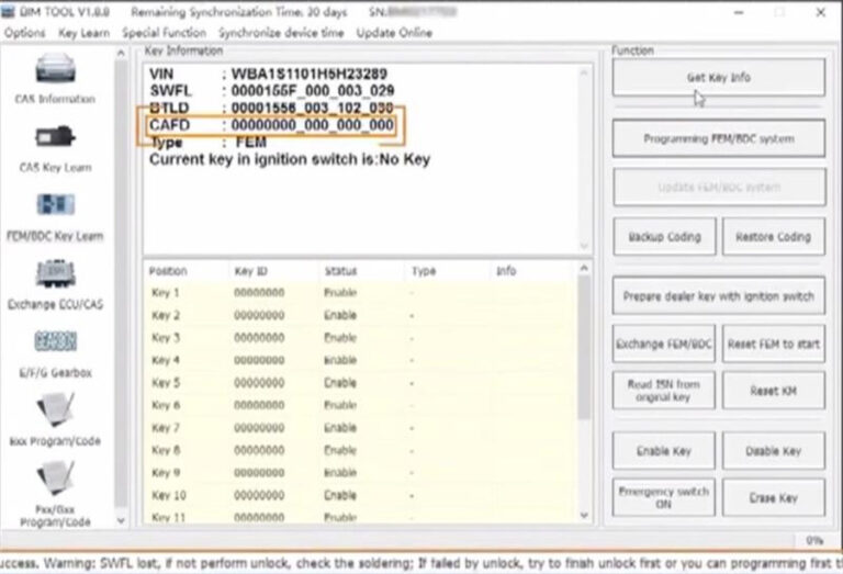 How to solve BMW FEM/BDC OBD Programming Coding Loss by Xhorse BIMTool ...